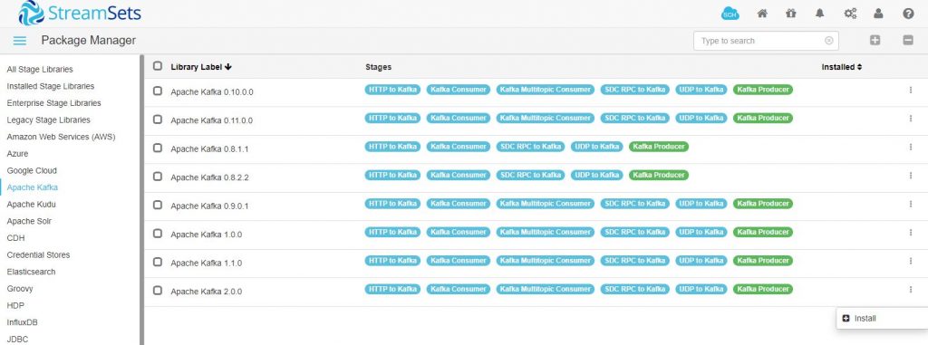 StreamSets Data Collector With Apache Kafka On Docker - How To Setup