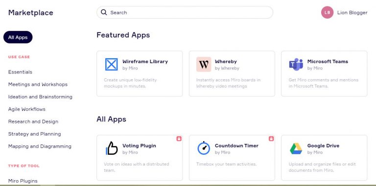 Miro - An Online Visual Collaboration Tool For Teamwork - Lion Blogger Tech