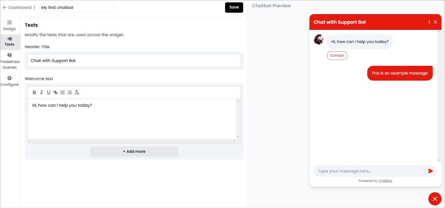 Chatling - Custom AI Chatbots Trained On Your Website Content
